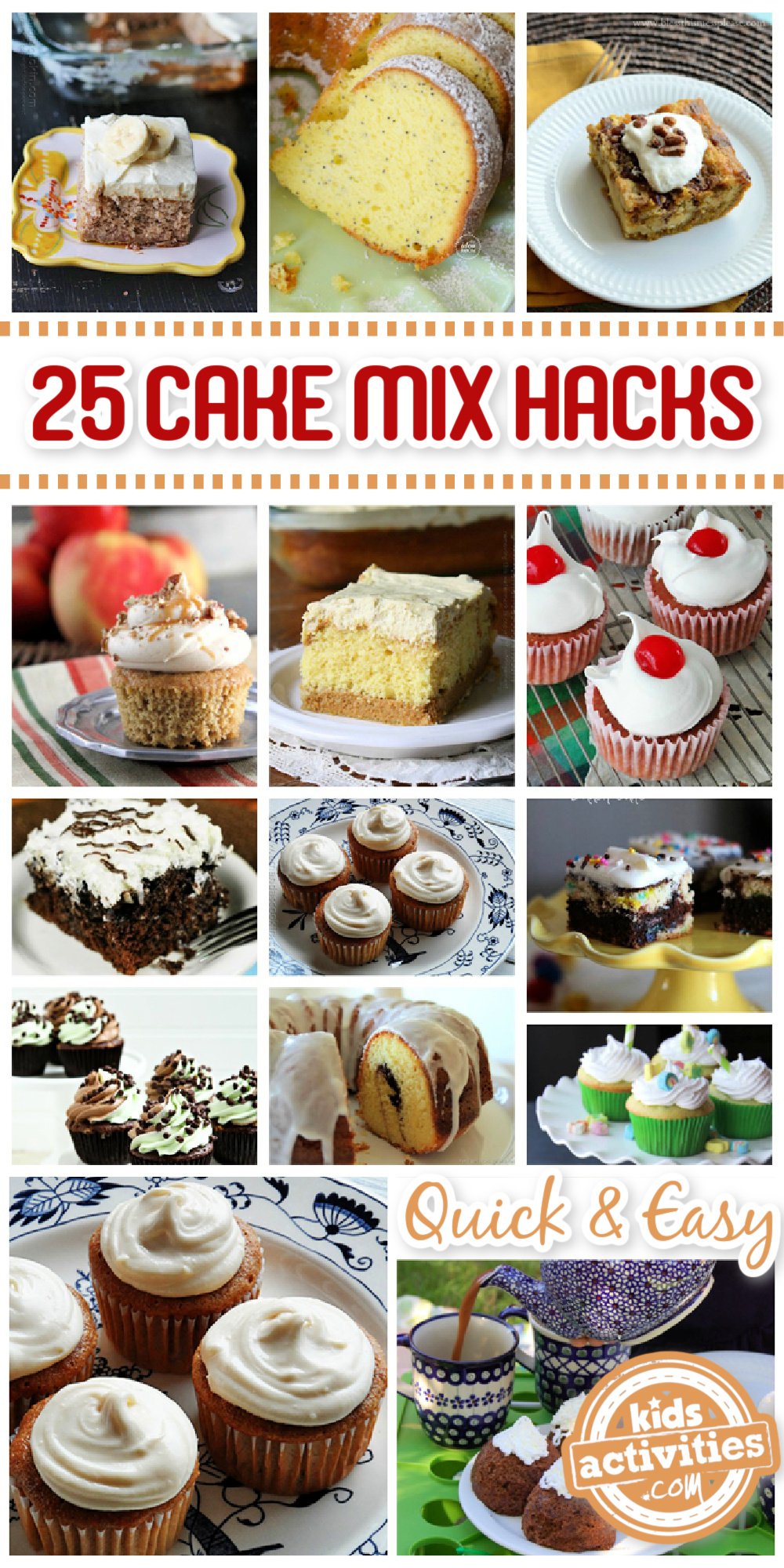 25 Cake Mix Hacks For You to Make...Mmmm! | Kids Activities Blog