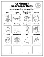 Free Printable Christmas Scavenger Hunt | Kids Activities Blog