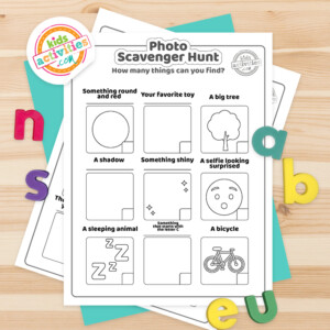 Free Photo Scavenger Hunt Printables | Kids Activities Blog