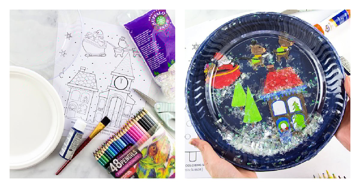 Snowglobe Craft for Kids - Make a Winter Snow Globe! • Kids Activities Blog