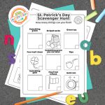 Free Printable St. Patrick's Day Scavenger Hunt | Kids Activities Blog
