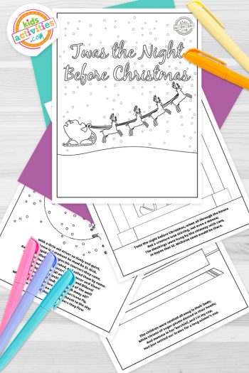 35+ Best Festive & Free Printable Christmas Coloring Pages for Kids | KAB