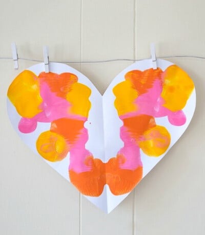 35 Easy Heart Art Projects For Kids | Kids Activities Blog