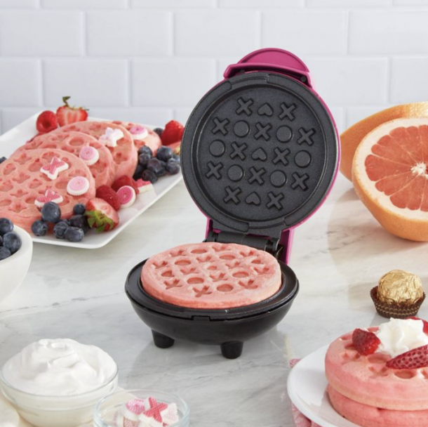 Target Is Selling A $13 Mini Valentine Waffle Maker So You Can Bring A ...