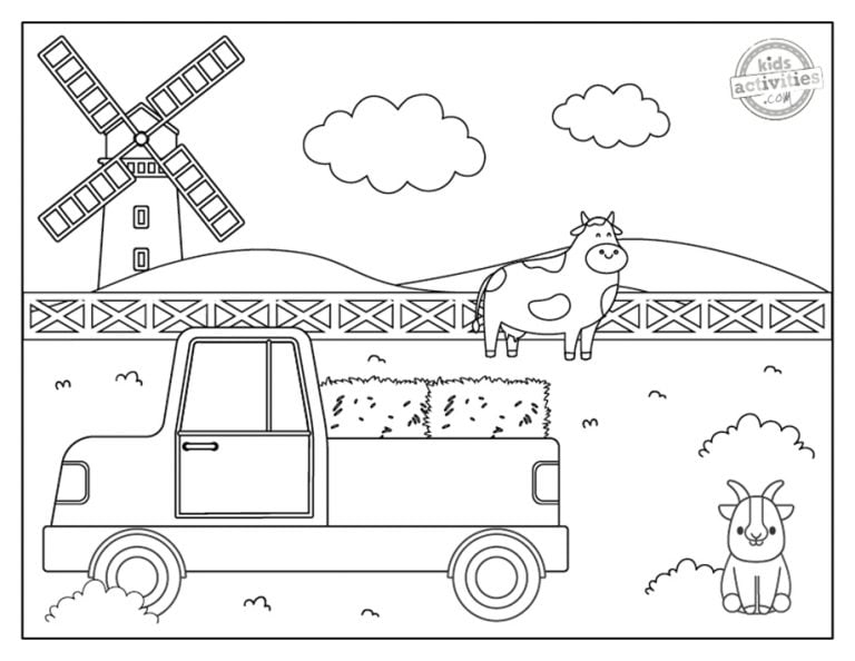 Best Super Cute Free Printable Farm Coloring Pages | Kids Activities Blog