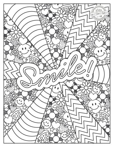 Free Printable Hard Coloring Pages | Kids Activities Blog