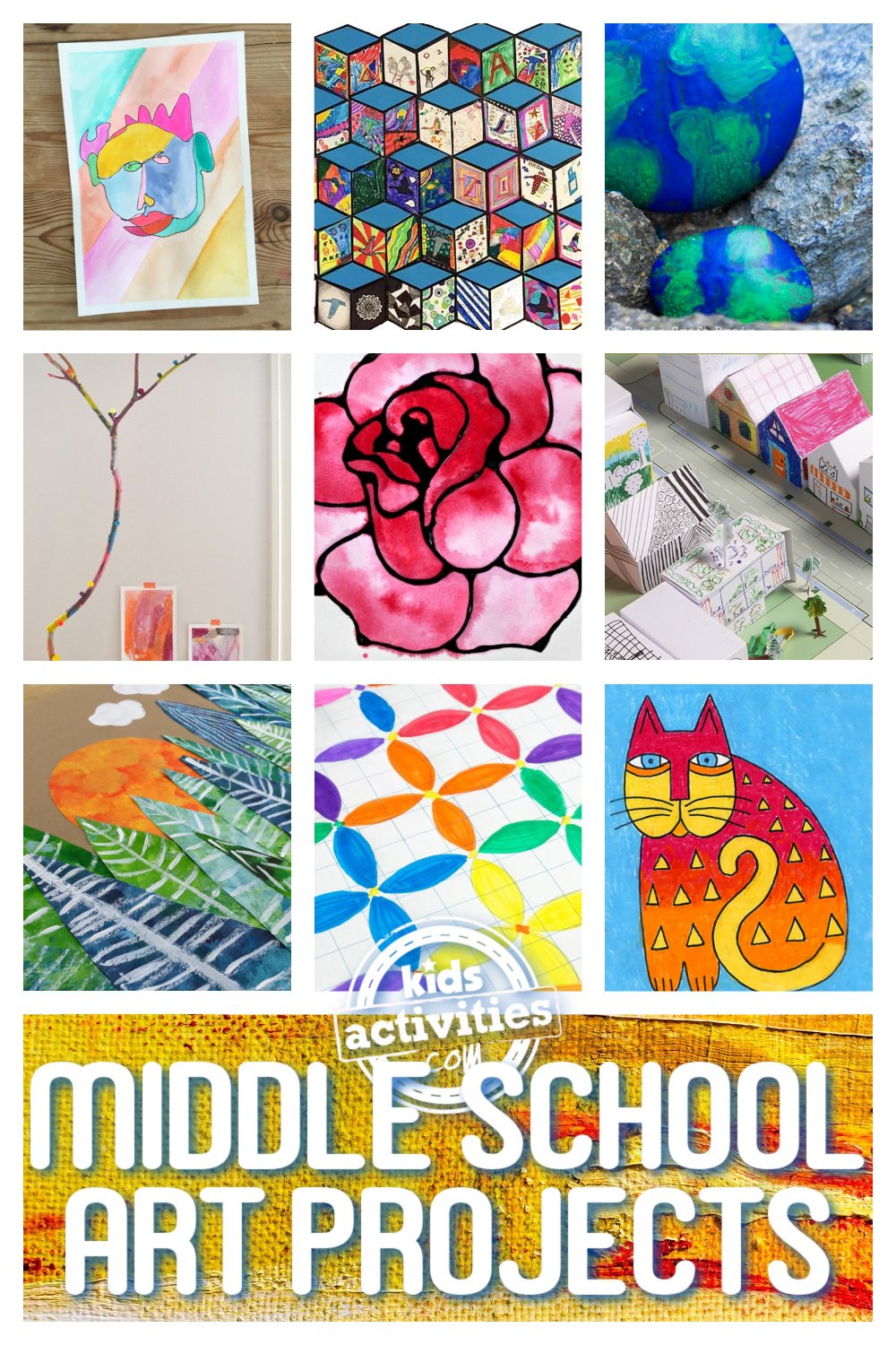 40 Fun Ideas for Middle School Art Projects | Kids Activities Blog