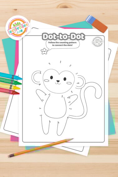 Preschool Dot to Dot Printables Coloring Pages | Kids Activities Blog