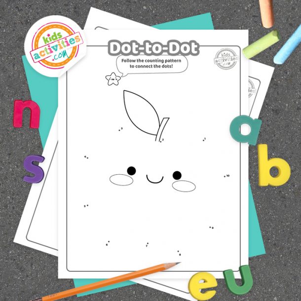 Preschool Dot to Dot Printables Coloring Pages | Kids Activities Blog