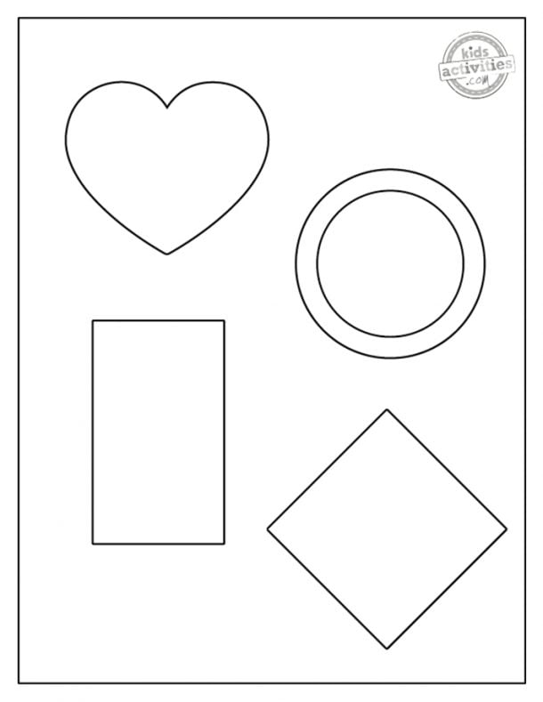 Free Printable Shape Coloring Pages | Kids Activities Blog