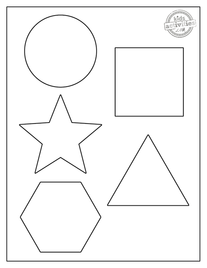 Shape Coloring Pages Kids Activities Blog Shape Coloring Pages Kids Activities Blog