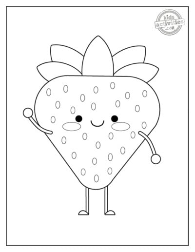 Sweetest Strawberry Coloring Pages for Kids | Kids Activities Blog