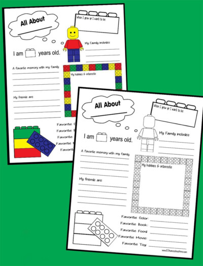 About Me Worksheet Printables | Kids Activities Blog