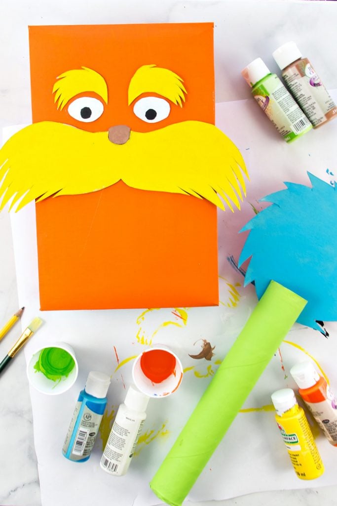 Colorful Truffula Tree & The Lorax Craft for Kids • Kids Activities ...