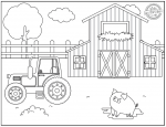 Best Super Cute Free Printable Farm Coloring Pages | Kids Activities Blog