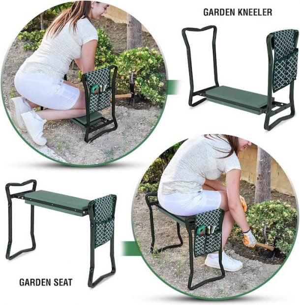 You Can Get A Foldable Garden Seat That'll Protect Your Knees and Back ...