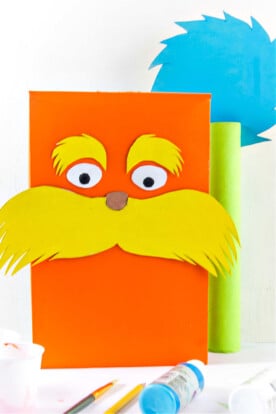 Colorful Truffula Tree & The Lorax Craft for Kids • Kids Activities Blog