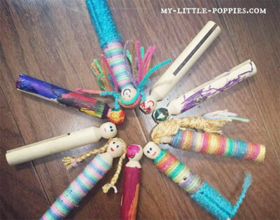 21 Fun Ways To Make Worry Dolls | Kids Activities Blog