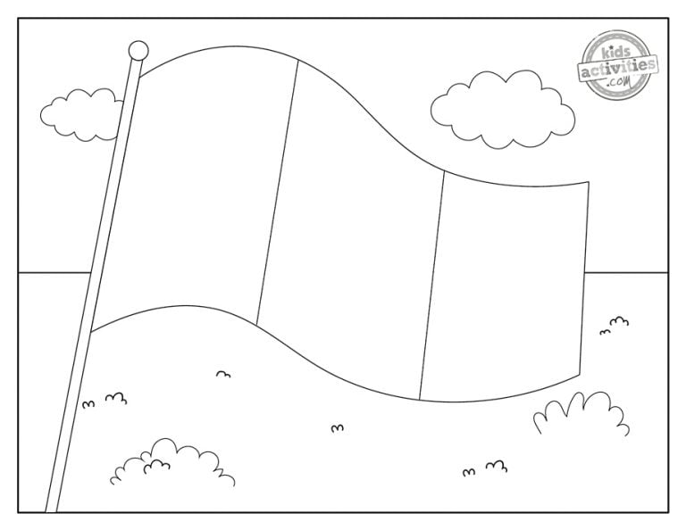 Free Iconic Italian Flag Coloring Pages | Kids Activities Blog