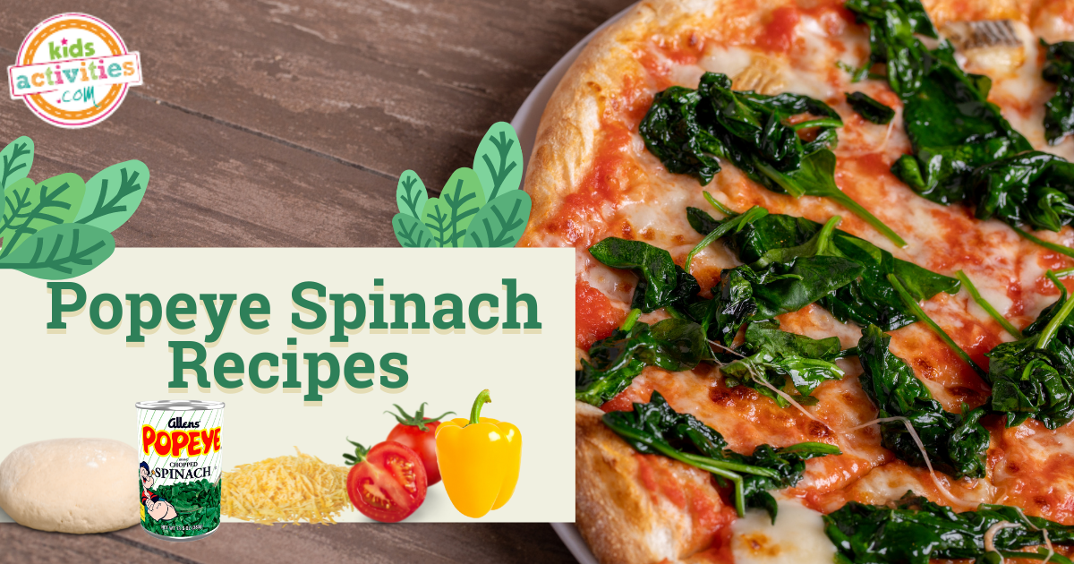 Popeye Spinach Recipes Kids Activities Blog