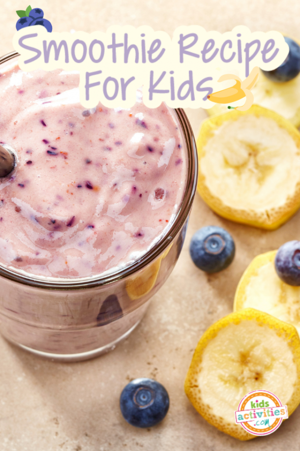 Refreshing Blueberry-Banana Smoothie Recipe Kids Activities Blog