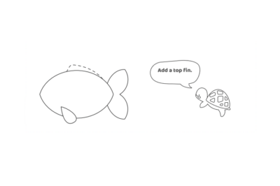 How To Draw a Fish Easy Printable Lesson for Kids Tutorial | Kids ...