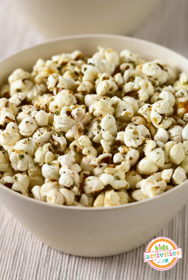 Recipe Redux: Truffle and Parmesan Popcorn Kids Activities Blog