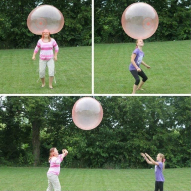These Giant Bubble Balls Can Be Filled With Air or Water and You Know ...