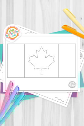 The Brilliant Canada Flag Coloring Pages Kids Activities Blog |KAB