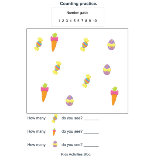 Fun & Free Printable Easter Preschool Worksheets | Kids Activities Blog
