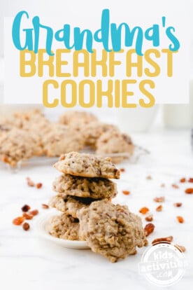 Grandma's Famous Breakfast Cookies Recipe | Kids Activities Blog