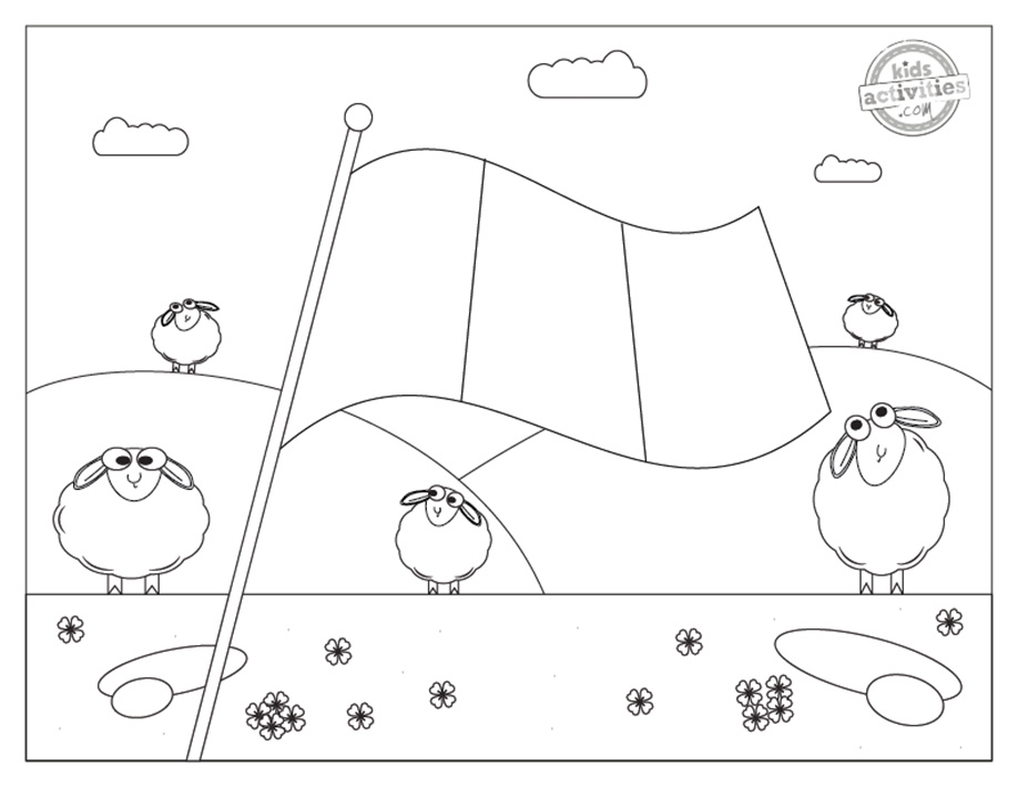 Festive Ireland Flag Coloring Pages Kids Activities Blog Festive Ireland Flag Coloring Pages Kids Activities Blog