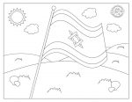 Simple Israel Flag Coloring Sheets | Kids Activities Blog