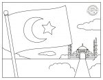The Legendary Turkey Flag Coloring Pages Kids Activities Blog |KAB