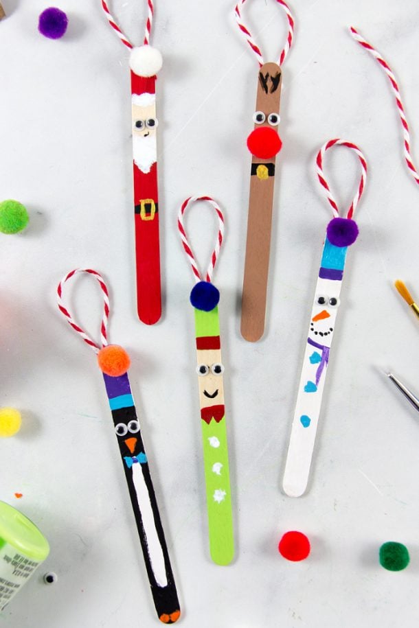 5 Cute Popsicle Stick Ornaments Kids Can Make | Kids Activities Blog