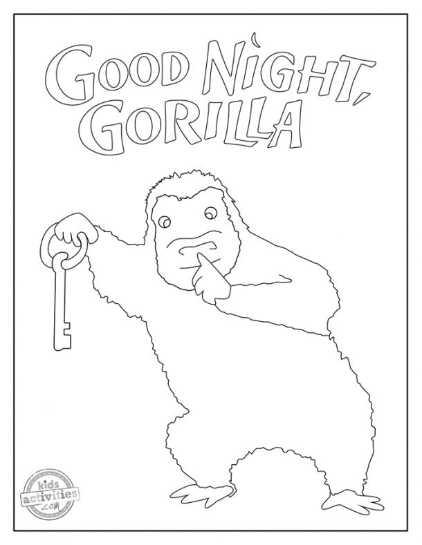 Goodnight Gorilla Coloring Page Coloring Pages