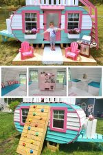 This Happy Camper Playhouse Is Adorable and My Kids Need One | Kids ...
