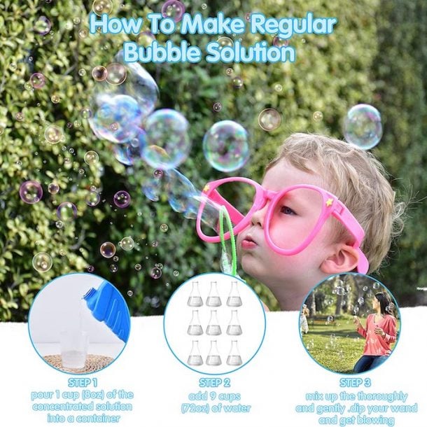 This Concentrated Bubble Solution Allows You to Make Loads of Bubbles ...