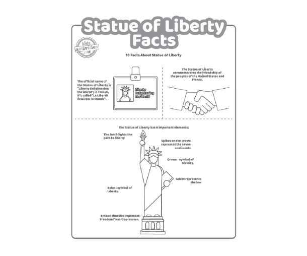 Fun Statue of Liberty Facts for Kids to Print and Learn – ParentingBest.com