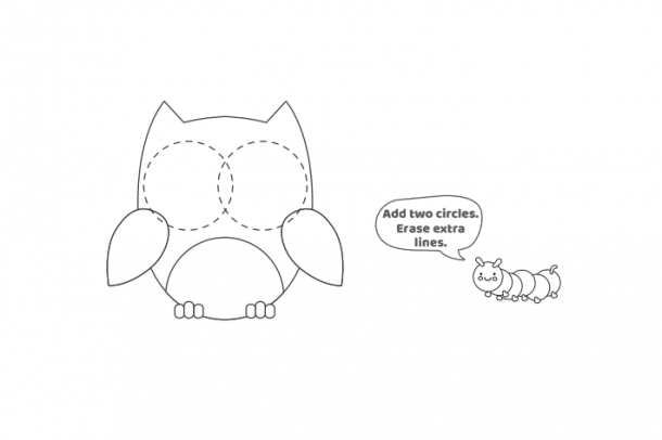How To Draw an Owl Easy Printable Lesson For Kids | Kids Activities Blog