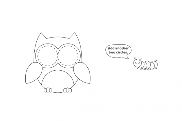 How To Draw an Owl Easy Printable Lesson For Kids | Kids Activities Blog