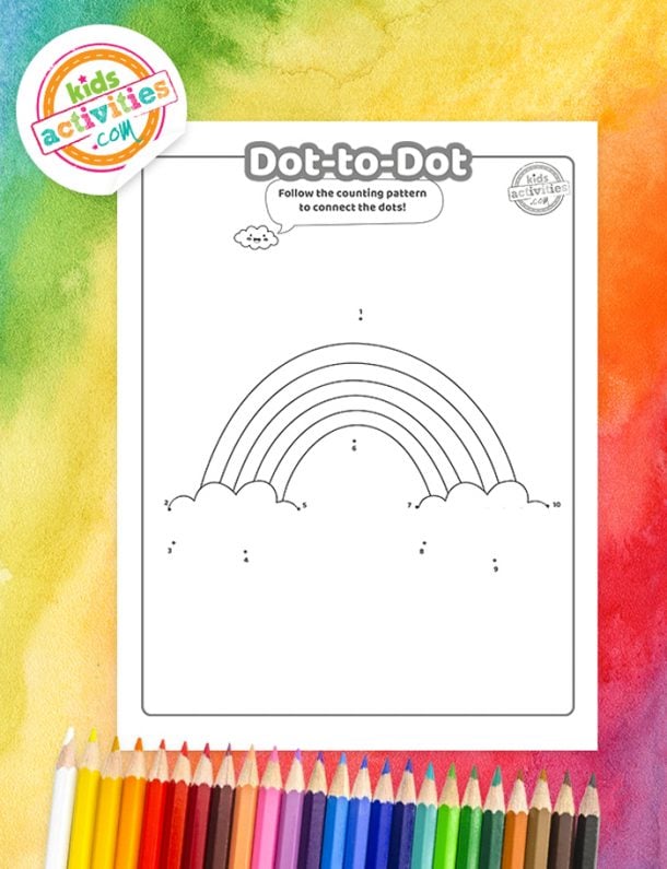 Connect The Dot Printables For Kindergarten | Kids Activities Blog