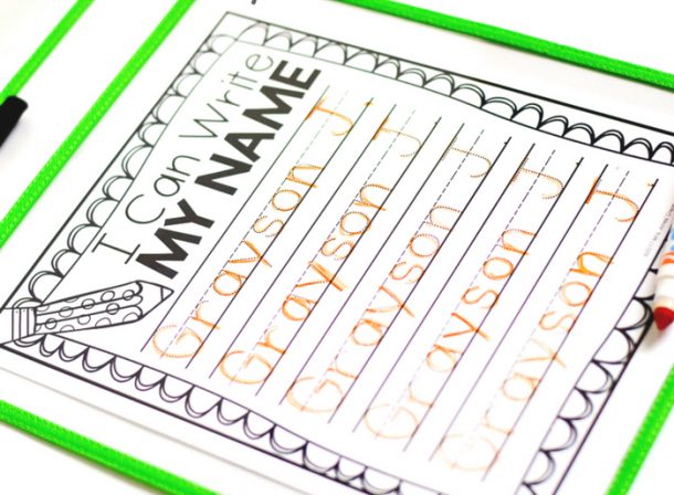 19 Free Printable Name Writing Practice Worksheets Kids Activities Blog