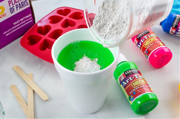 How to Make Chalk Melts with Plaster of Paris | Kids Activities Blog