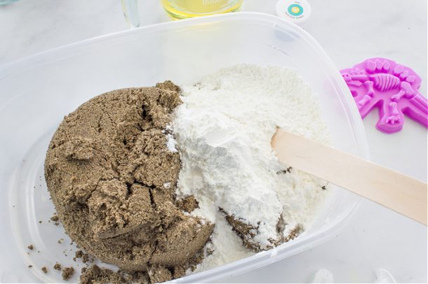 Easy Homemade DIY Moon Sand Recipe • Kids Activities Blog