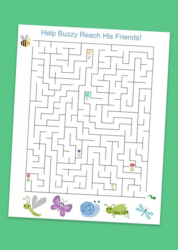 20 Twisting & Turning Printable Mazes Kids Activities Blog |Kids Activities