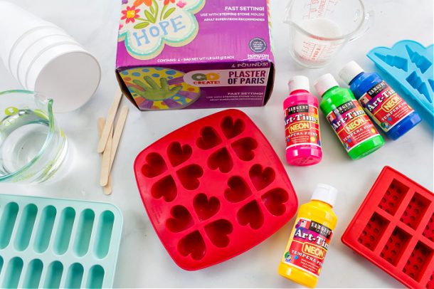 How to Make Chalk Melts with Plaster of Paris | Kids Activities Blog