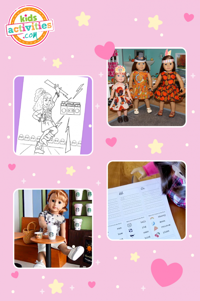 American Girl Printable Activities | Kids Activities Blog