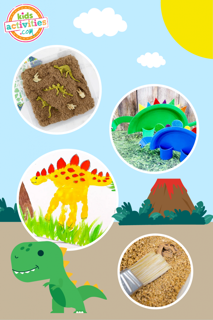 Beautiful Dinosaurs Art Activities For Preschoolers Kids Activities Blog
