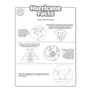 Fun Hurricane Facts For Kids To Print And Learn | Kids Activities Blog